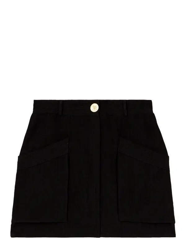 Le Kasha Izbat Organic Linen Mini Skirt - No