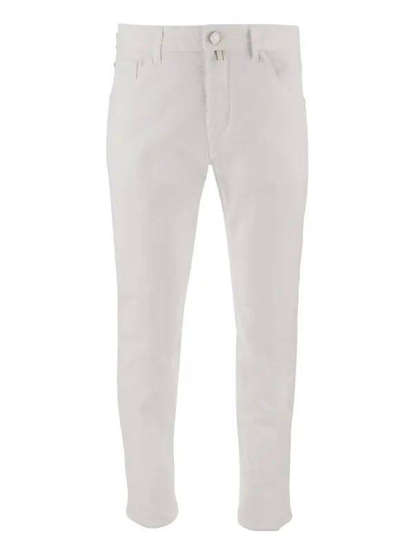 Jacob Cohen Slim Five-pocket Jeans - White