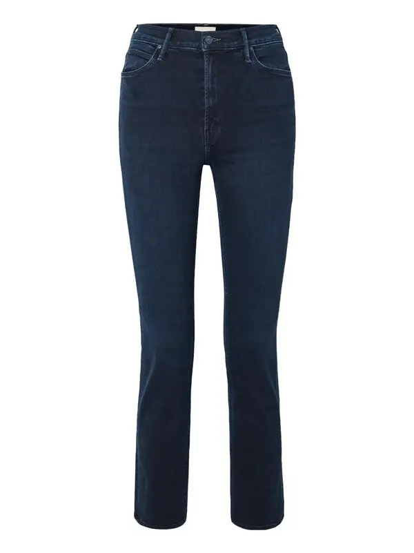 MOTHER Mid-rise Straight-leg Jeans - Blue