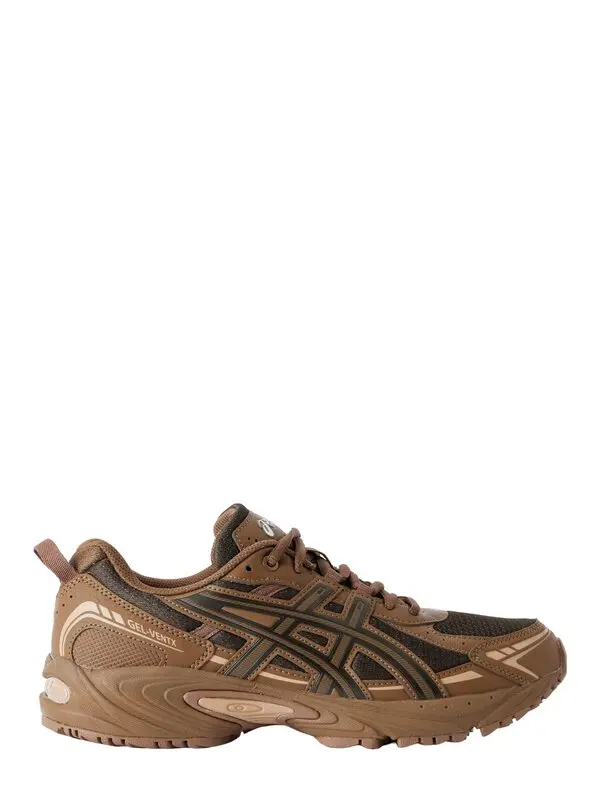 Asics Lace-up Mesh Sneakers - Brown