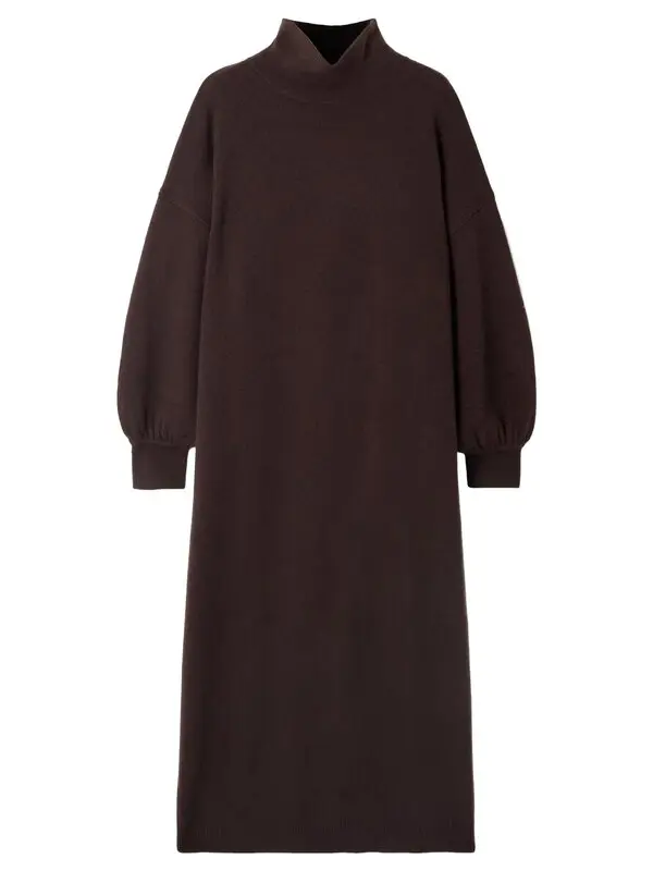 ALLUDE Wool And Cashmere-blend Maxi Dress - No