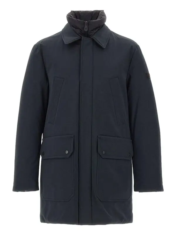 Peuterey Loch Tj Hooded Parka Coat - Dark Blue