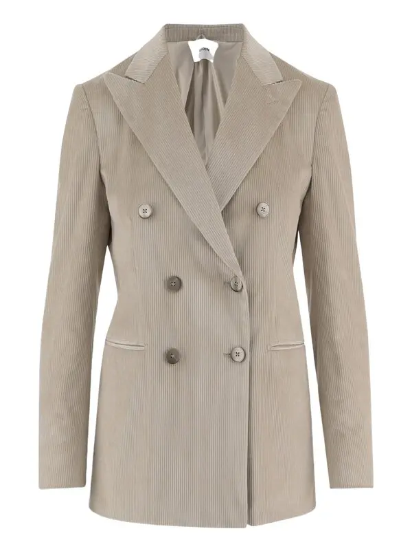 LARDINI Double-breasted Blazer - Beige