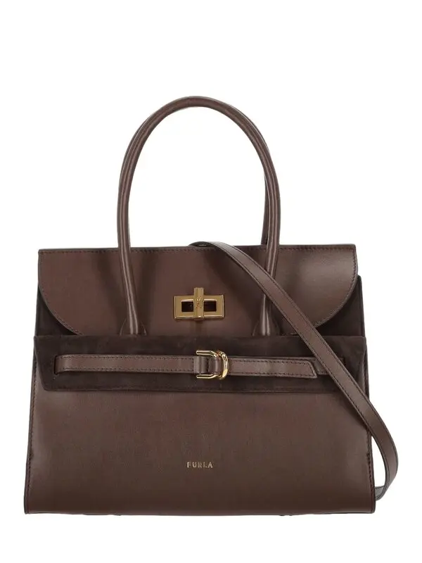 Furla Dual-handle Shoulder Bag - Brown