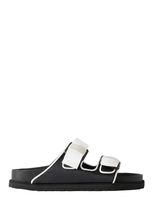 BIRKENSTOCK Satin Sandals With Bow Detailing - Black