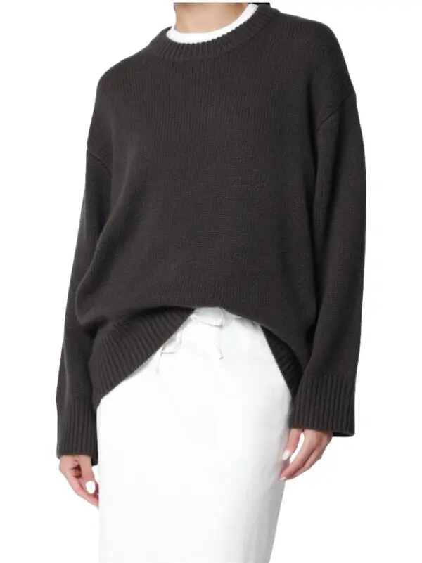 LISA YANG Cashmere Crewneck Sweater - Deep Fern Green