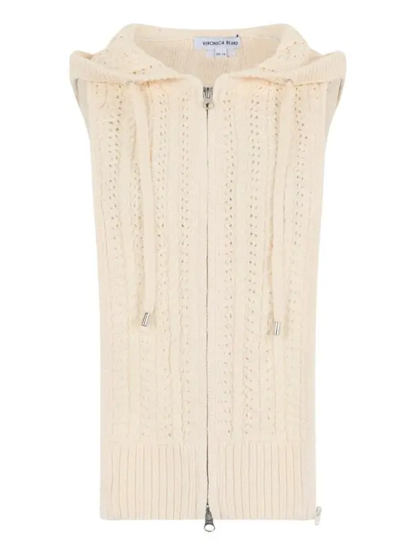 Veronica Beard Hooded Zip Cardigan - No