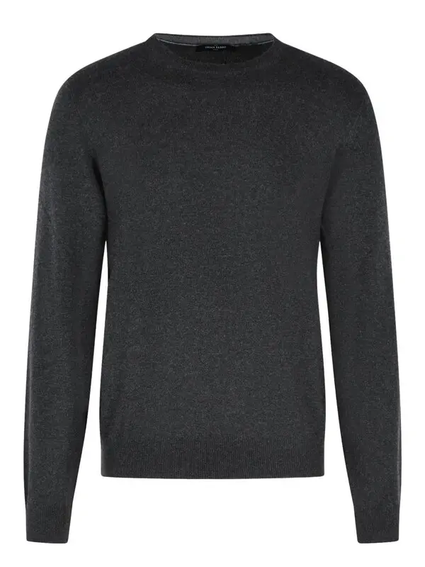 GRAN SASSO Crew Neck Long Sleeve Sweater - Grey