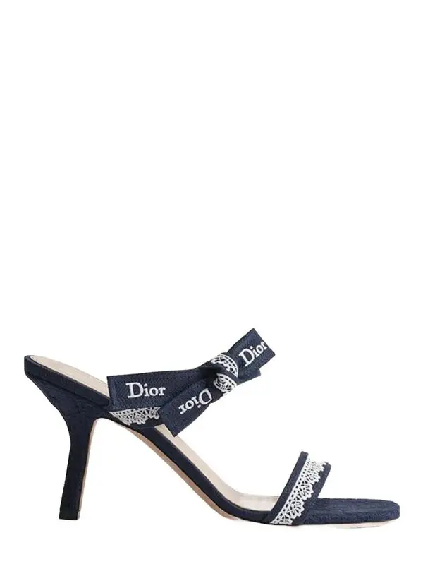 Dior Heeled Sandal With Strappy Embellishments - Blue