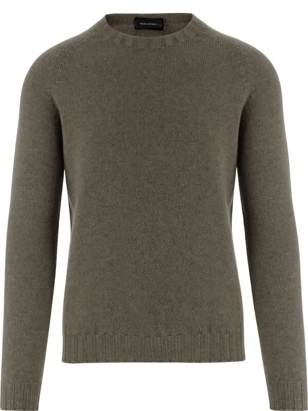 Tagliatore Long-sleeved Sweater - Brown
