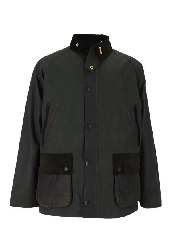 Barbour Icons Bedale Buttoned Wax Jacket - Black