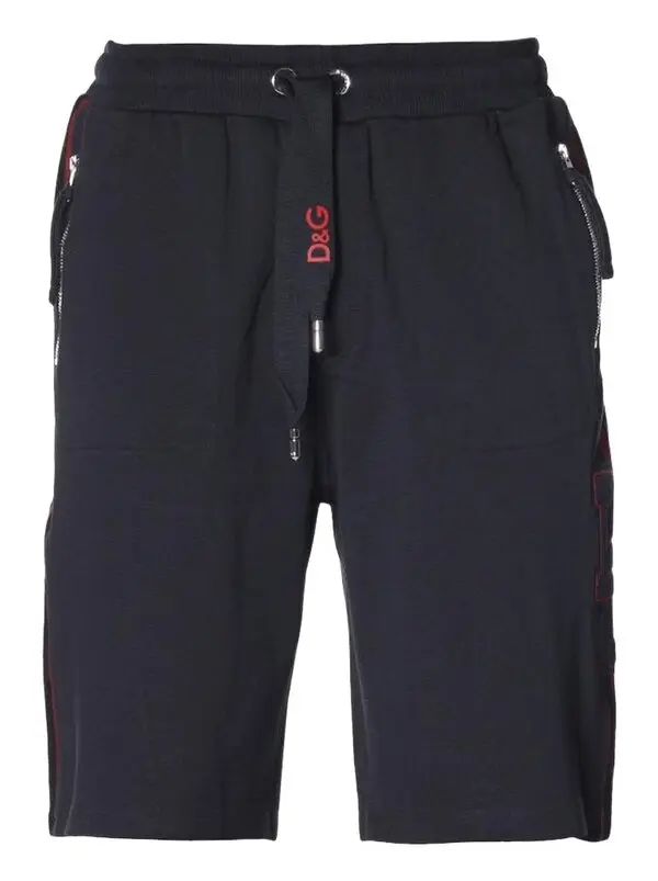 Dolce & Gabbana Logo Sports Shorts - Black