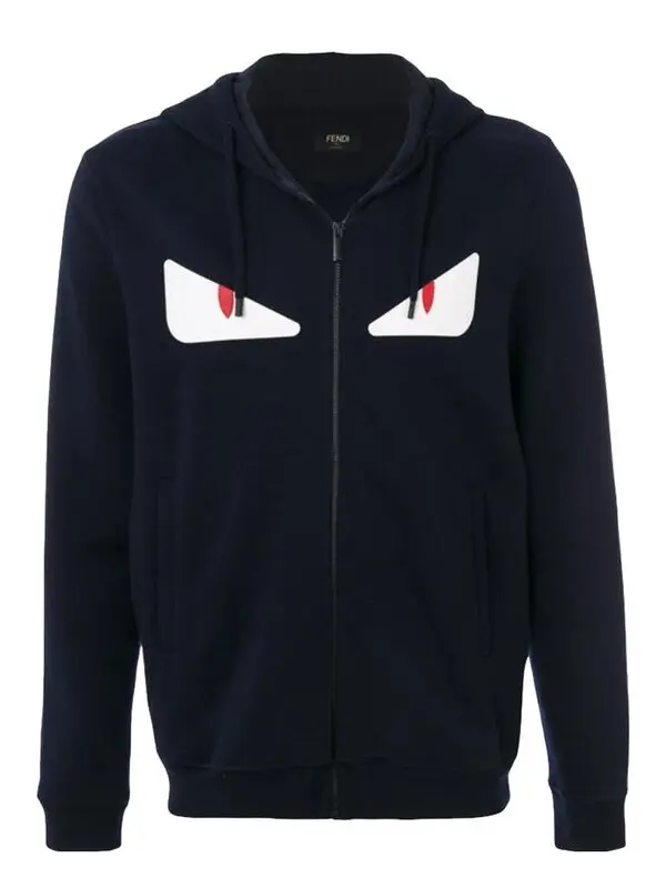 Fendi Bag Bugs Hoodie - Black