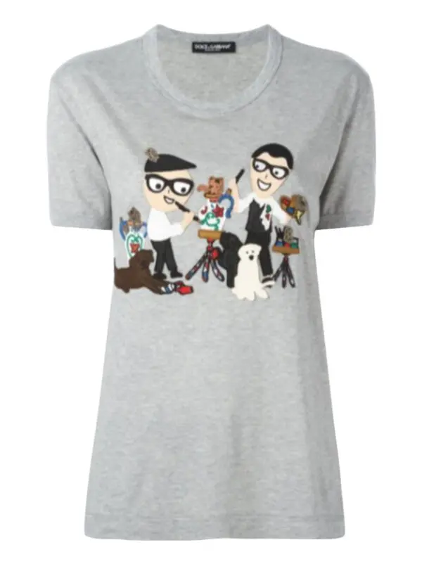 Dolce & Gabbana Printed T-shirt - Gray