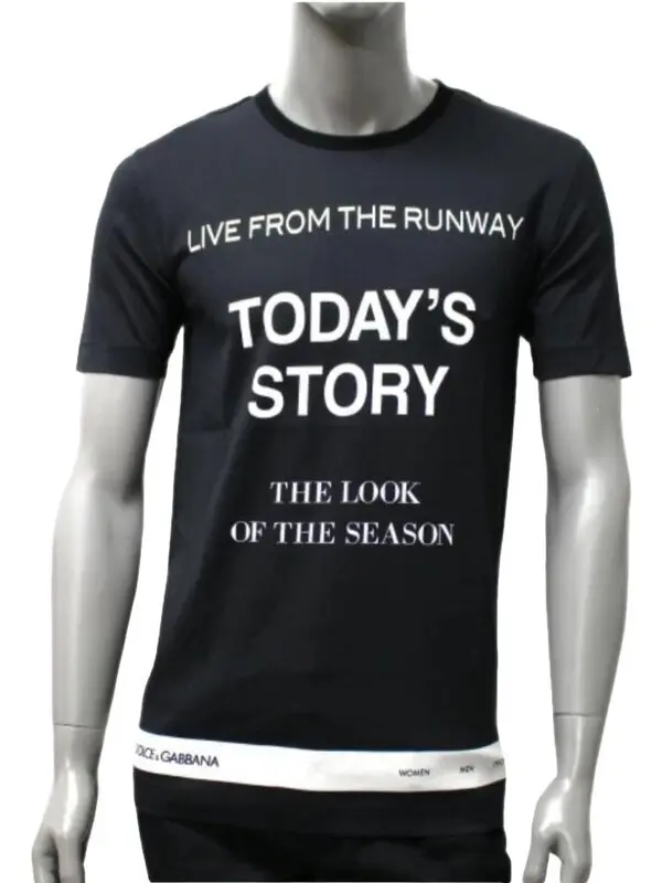 Dolce & Gabbana Round-necked T-shirt - Black