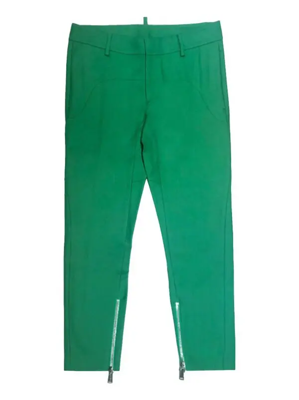 Dsquared2 Logo Tapered Casual Pants - Green