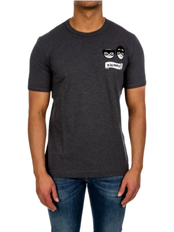 Dolce & Gabbana Logo Short-sleeved T-shirt - Black