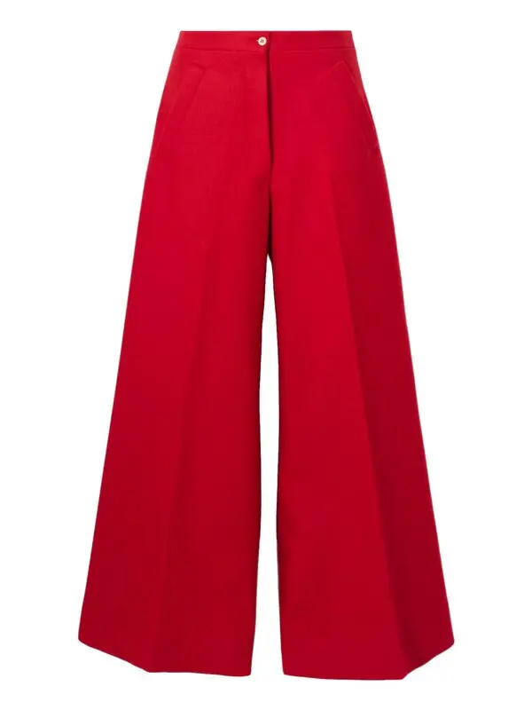 Giuliva Heritage High Waisted Wide Leg Trousers - No