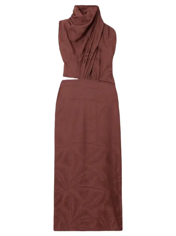Johanna Ortiz Finding Balance" Midi Dress - Red