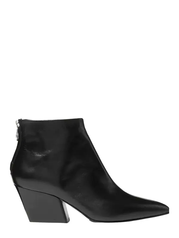 AeydĒ Leather Ankle Boots - Black