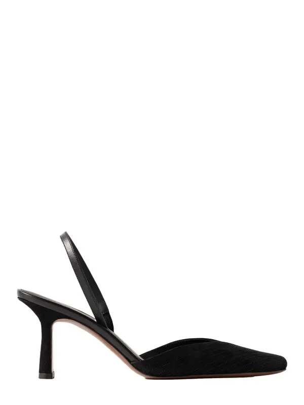 NEOUS Slingback Stiletto Heel Sandals - Black