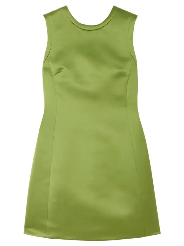 EMILIA WICKSTEAD Structured Waist-cinched A-line Mini Dress - No