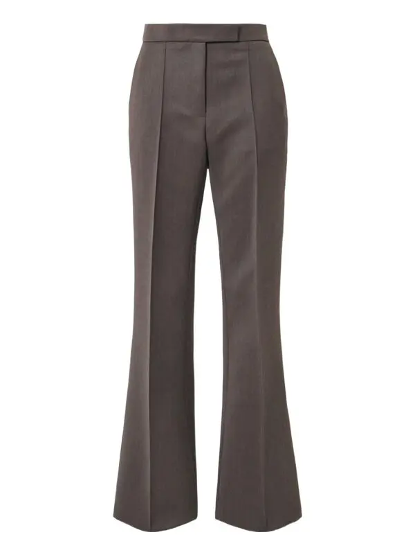Alex Perry High-waisted Flared Suit Trousers - Black