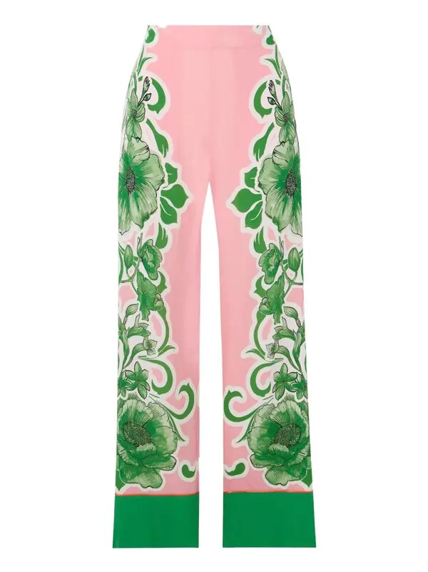 Borgo De Nor Straight-leg Printed Crepe Pants - No