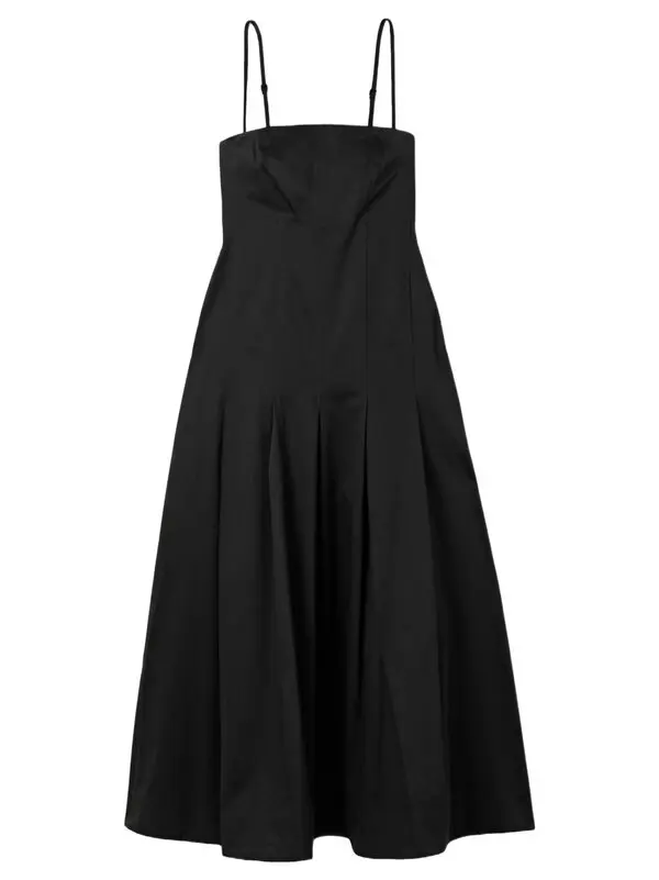 KALLMEYER Full Flared Midi Dress - Black