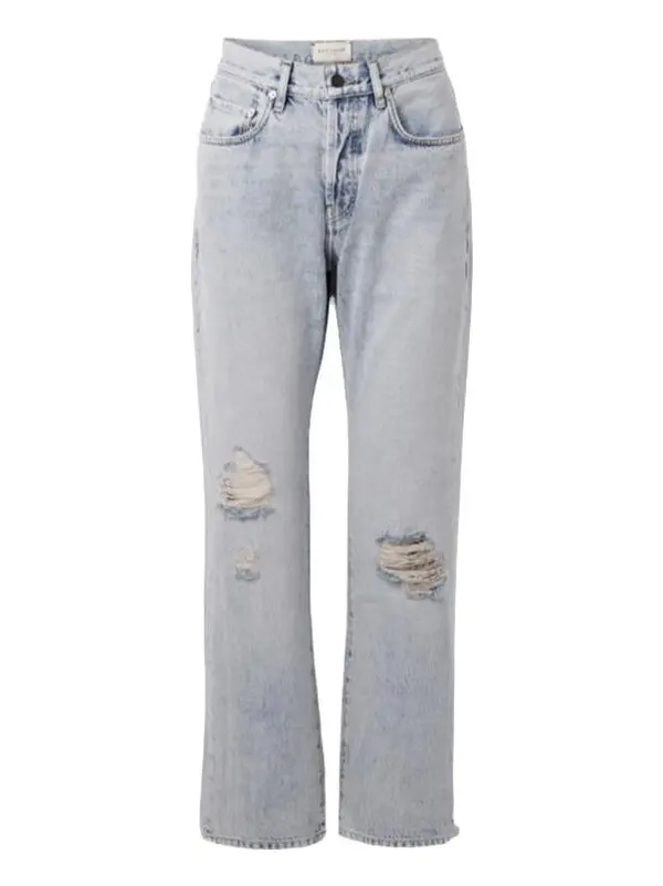KALLMEYER High-waisted Straight-leg Jeans - Gray