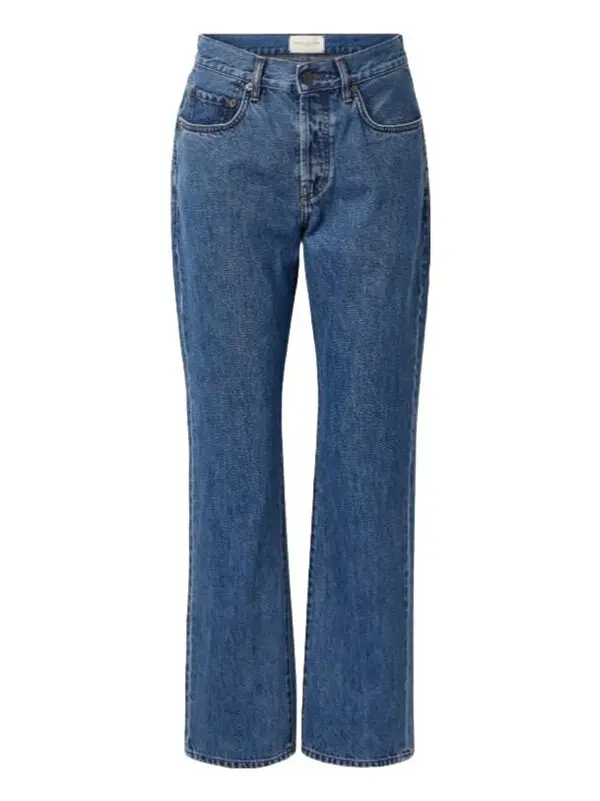 KALLMEYER High-waisted Straight-leg Jeans - Blue