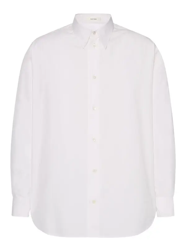 THE ROW Tomek Poplin Shirt - White