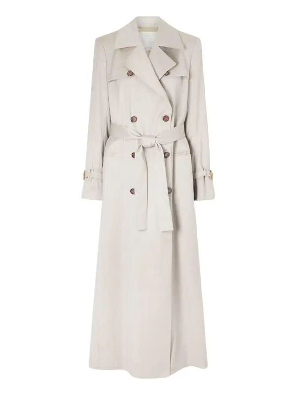 Giuliva Heritage Silk-blend Trench Coat - No