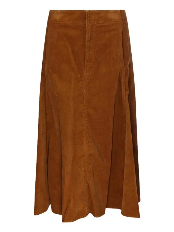 Polo Ralph Lauren A-line Corduroy Skirt - Tan
