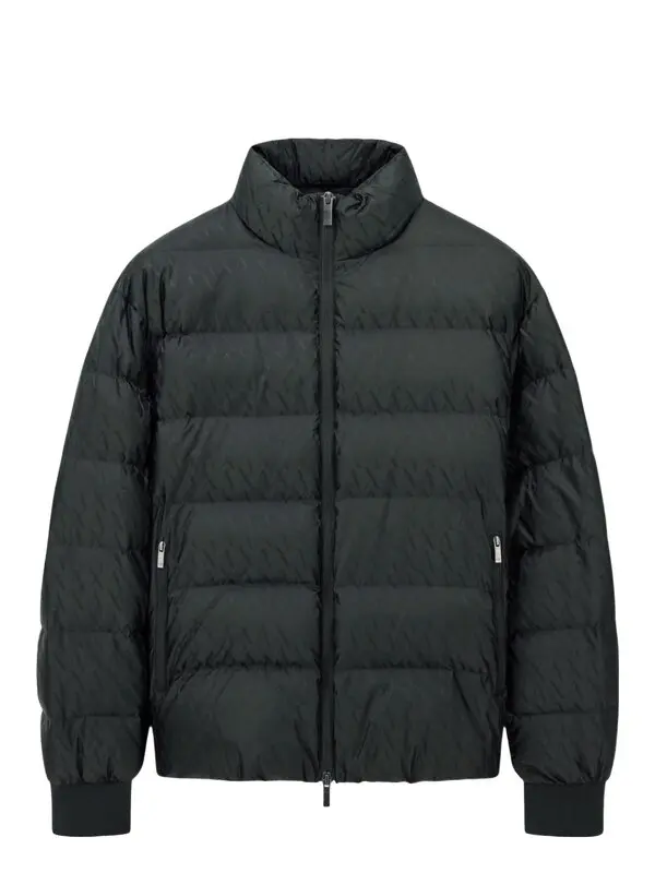 Armani Exchange Long-sleeved Padded Jacket - Black
