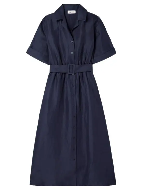 Rosie Assoulin Belted Shirt Dress - Black