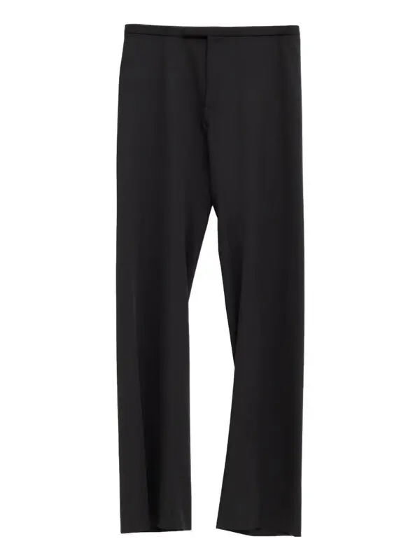 Gucci Straight-leg Tailored Wool Twill Trousers - Black