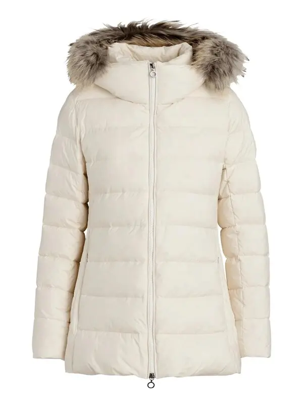 TATRAS Long-sleeve Hooded Padded Jacket - Ivory