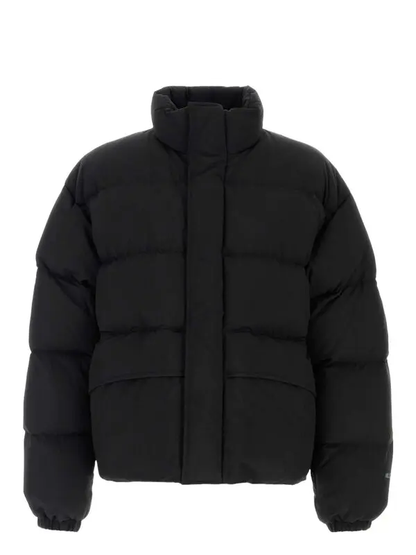 JIL SANDER Logo Down Jacket - Black