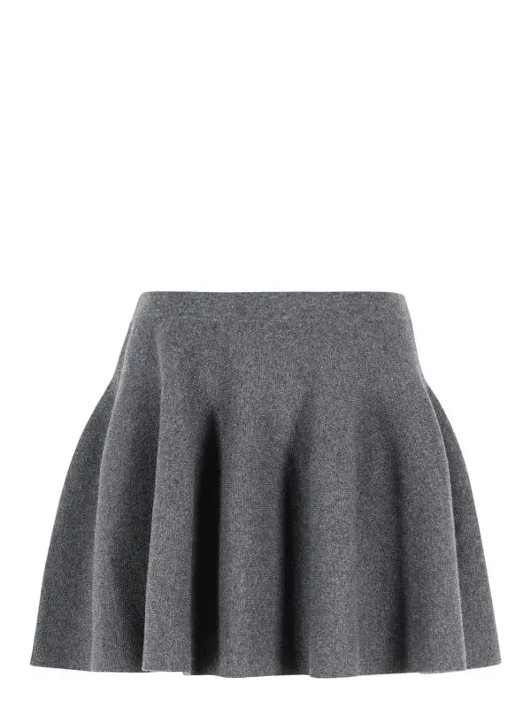 LISA YANG Wren Cashmere Miniskirt - Grey