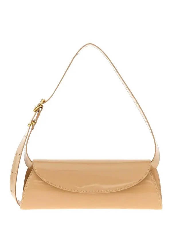 JIL SANDER Small Cannolo Shoulder Bag - Nude