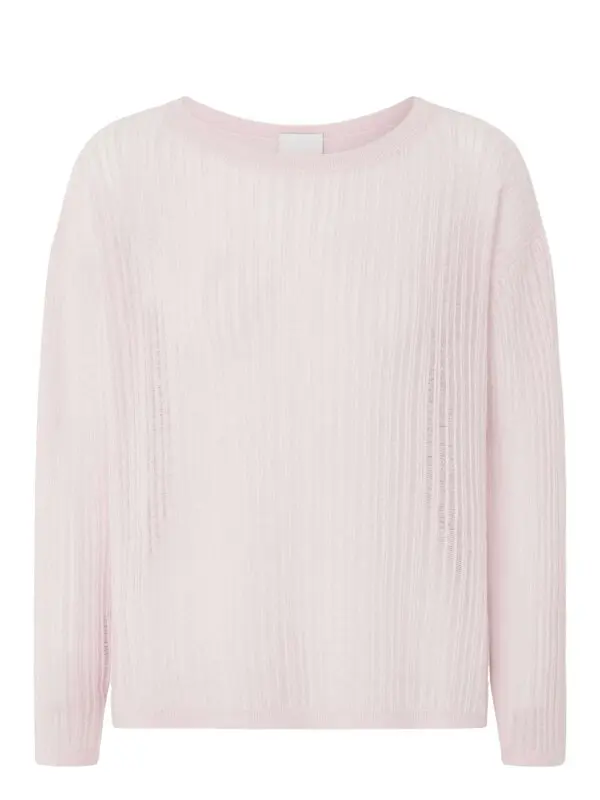 ALLUDE Ribbed-knit Cashmere Sweater - No