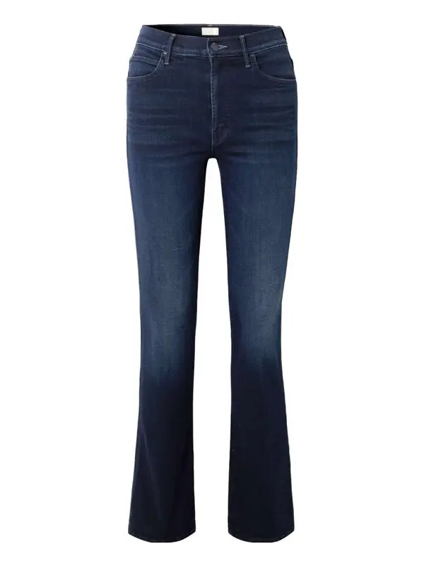MOTHER High-rise Bootcut Jeans - Black