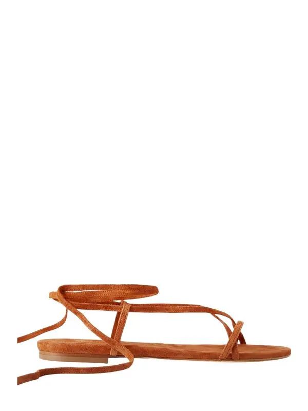 AeydĒ Suede Strappy Sandals - No