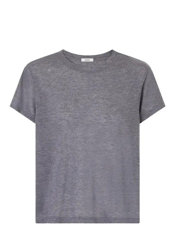AGOLDE Adine Lyocell-jersey T-shirt - Gray