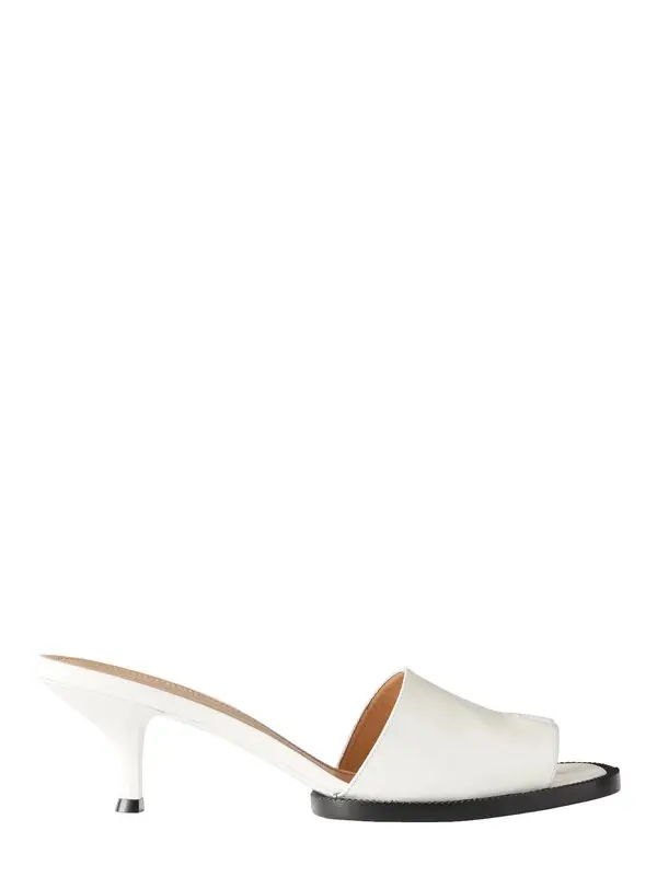 MAISON MARGIELA Tabi City Split-toe Leather Sandals - White