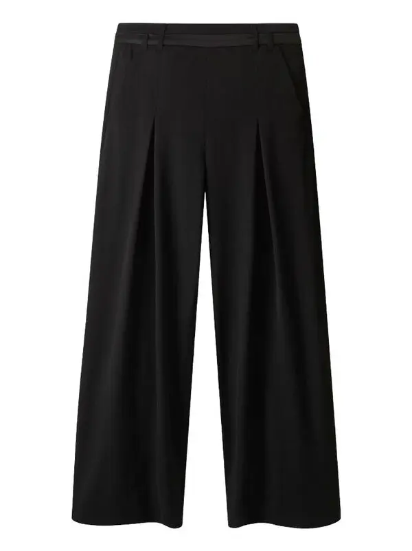 ME+EM Tapered Tux Trouser - Black