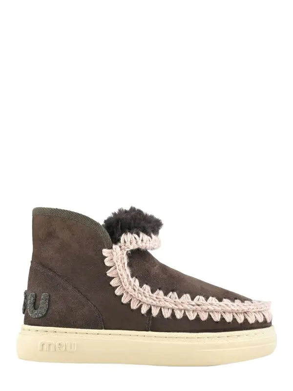 Mou Eskimo Bold High-top Sneakers - Brown