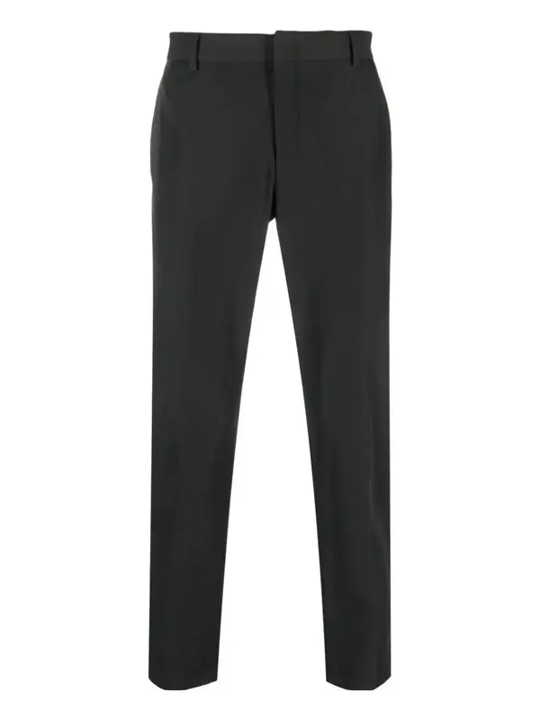PT TORINO Belt Loop Casual Pants - Black