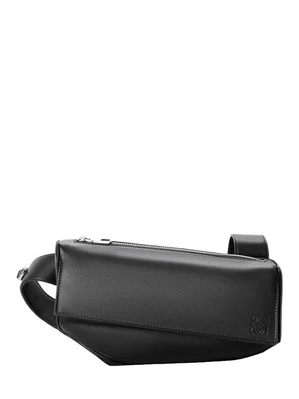 Loewe Puzzle Featherlight Crossbody Bag - Black